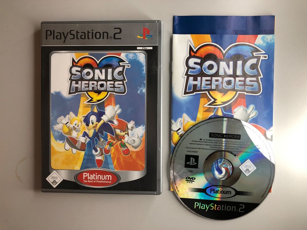 Sonic Heroes - PS2 (Gebraucht) in St.gallen für CHF 5 – mit Lieferung auf Ricardo kaufen