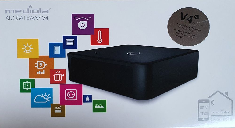 mediola V4 plus AIO Gateway Smart Home Hub (Neu (gemäss Beschreibung ...