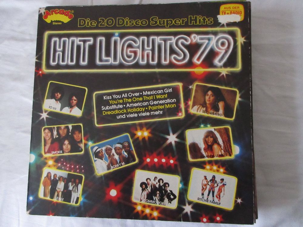 Original Schallplatte Hit Lights '79 - Disco Super Hits! (Gebraucht) in ...