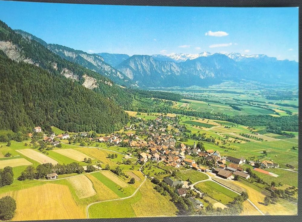 7307 Jenins Dorf/ Flugaufnahme ca, 1980 (Gebraucht) in Wabern für CHF 2 ...