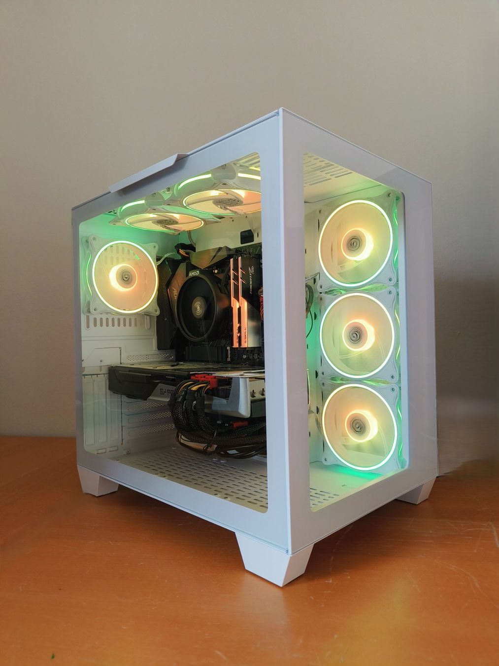 🤍 High-End Full AMD Gaming PC: Ryzen 5 & RX 5700 XT (Gebraucht) in ...