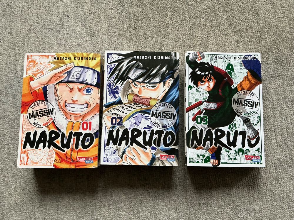 Naruto Massiv Manga, Band 1-3, (Gebraucht) in Jona für CHF 12 – mit ...