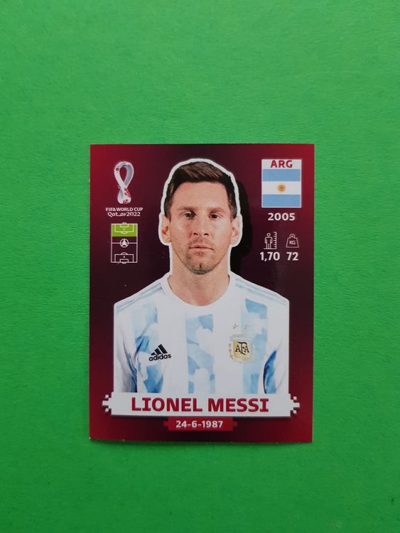 Panini WM 2022, Lionel Messi (ARG 20) (Gebraucht) in Adliswil für CHF 1 ...