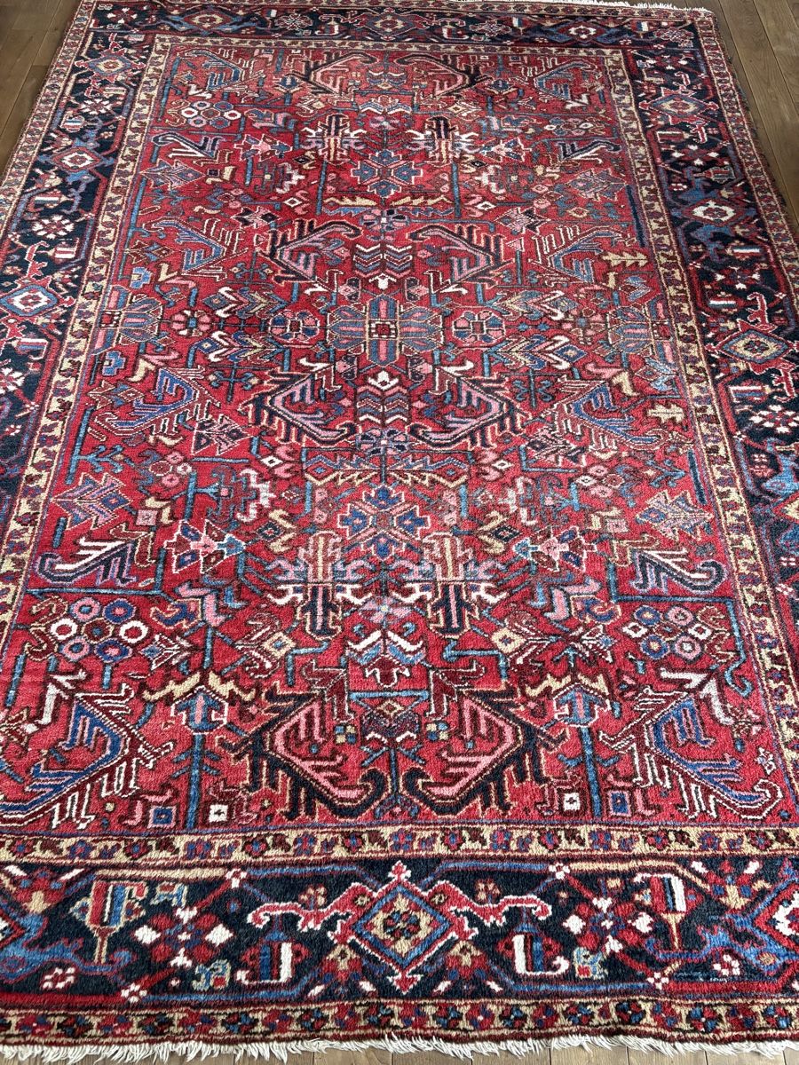 🔥 Original Heriz 309x219 Perserteppich – handgeknüpft 🔥 (Gebraucht) in ...