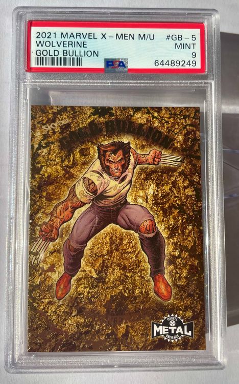 WOLVERINE GOLD BULLION 2021 Marvel X - Men M/U PSA9 !! (Neu (gemäss ...