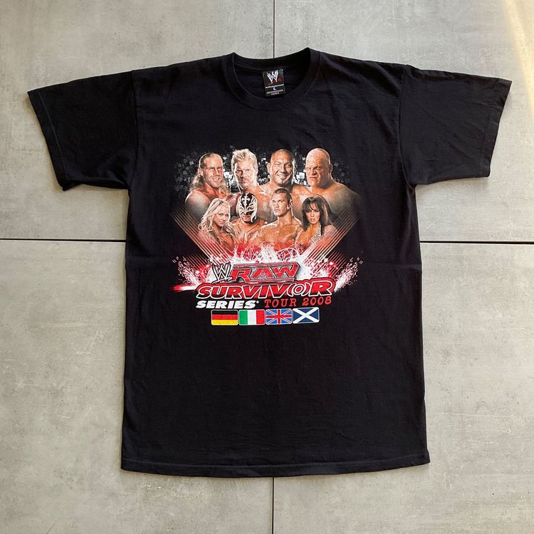 2008 Raw Survivor Tour Vintage WWE Wrestling T-Shirt (Gebraucht) in ...