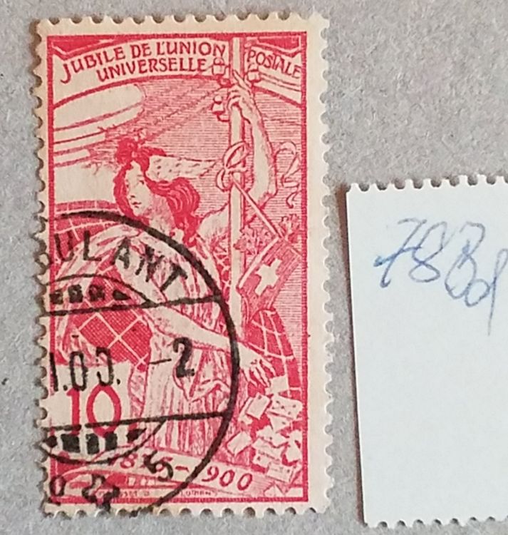 1302) 78Bd, UPU stumpfkarmienrosa | Kaufen auf Ricardo