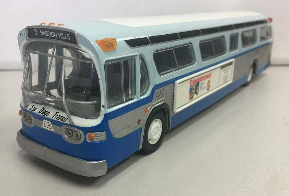 Corgi - Vintage GMC Fishbowl Bus San Diego Transit Bus -1:50 (Neu ...