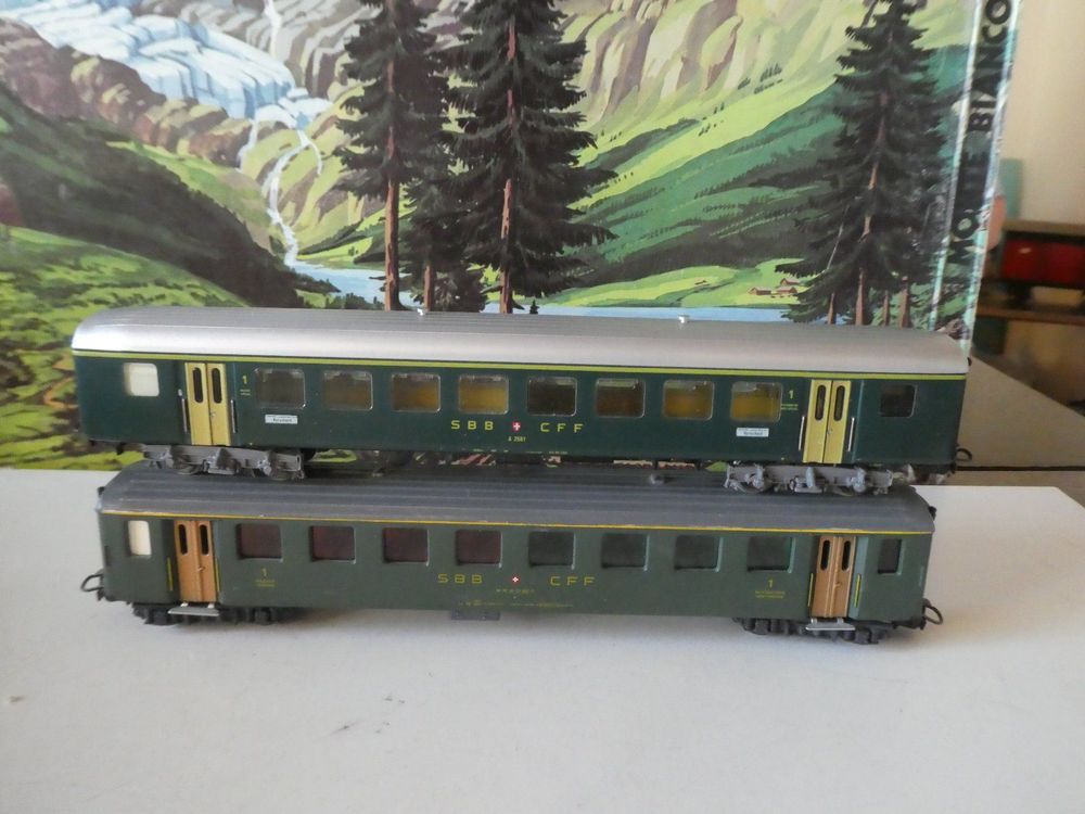 Märklin/HAG 2 SBB Personenwagen H0 WS (Gebraucht) in Winterthur für CHF 13 – mit Lieferung auf ...