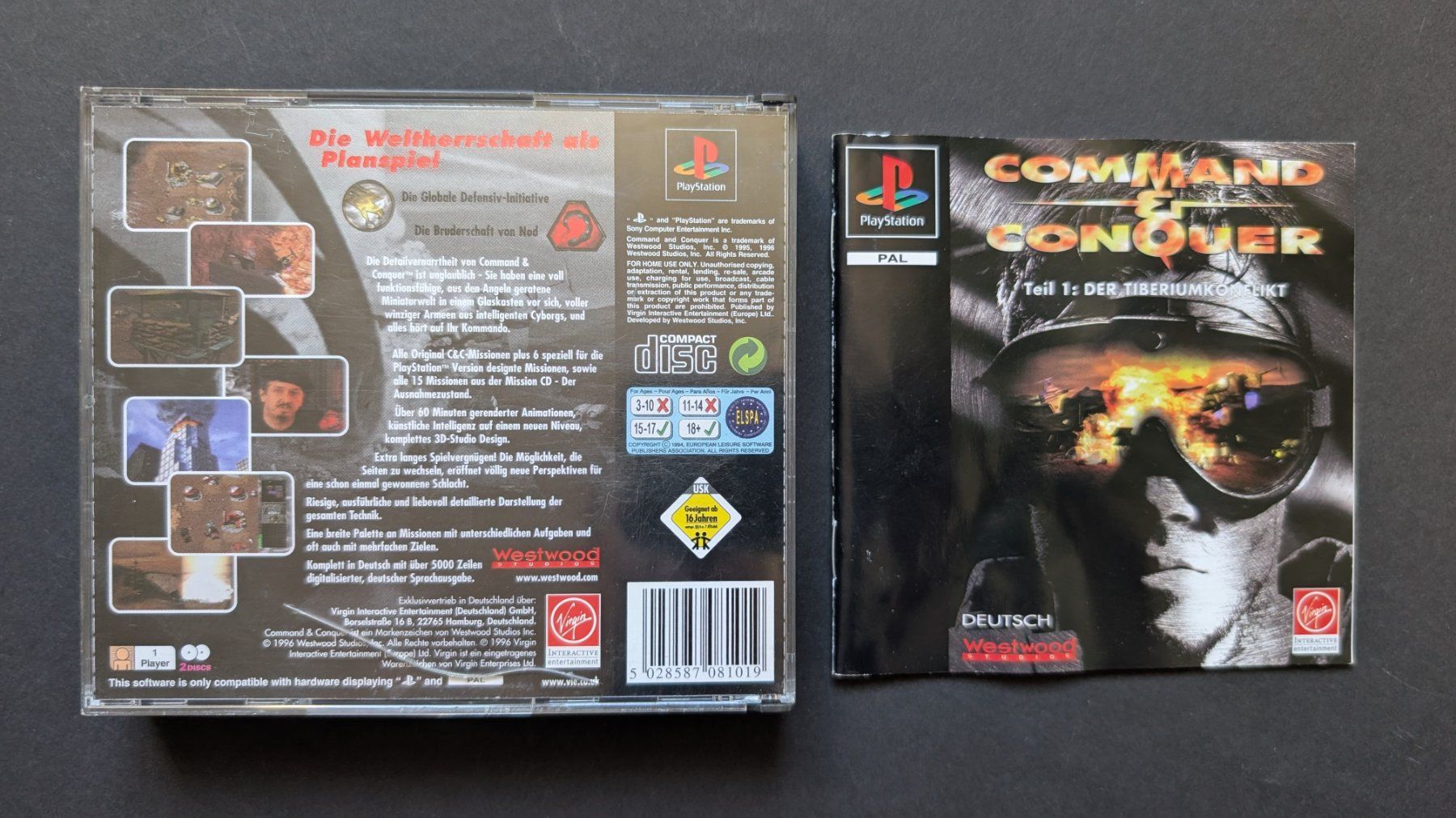 Command & Conquer Teil 1 (Doppelhülle) | Playstation 1 | PS1 (Gebraucht ...