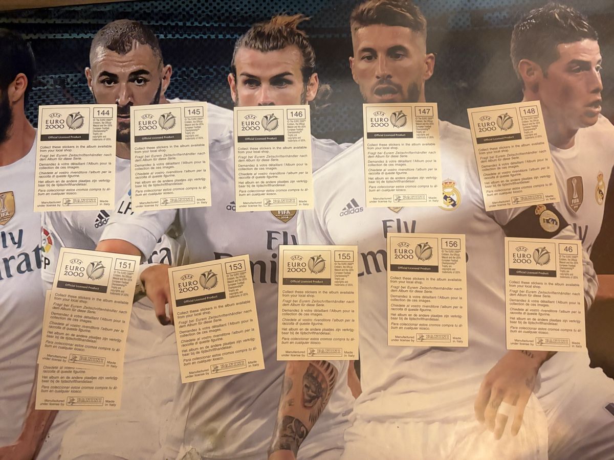 Panini Euro 2000 Team Türkei Sticker + ein Rumäne (Neu und ...