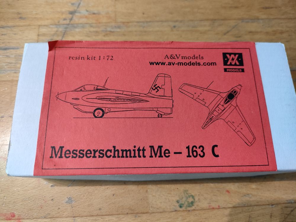Messerschmitt Me-163 C Resin Bausatz 1:72 A&V Models | Kaufen auf Ricardo