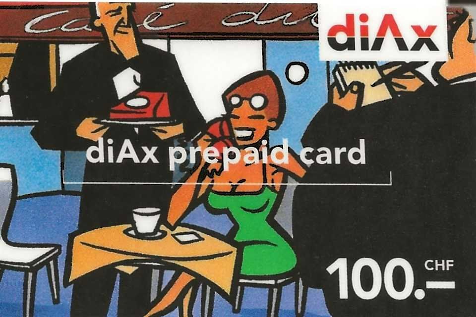 Taxcard CH diAx prepaid card Taxkarte Fr. 100.00 sehr gut (Neu (gemäss ...