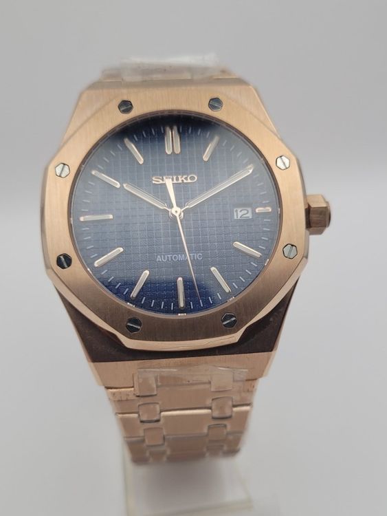 Seiko Mod. Royal Oak Deep Blue NEU | Kaufen auf Ricardo