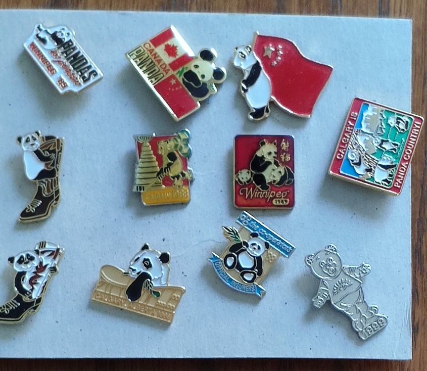 11 div. Panda / Bär Pins 1988 - 1999 | Kaufen auf Ricardo