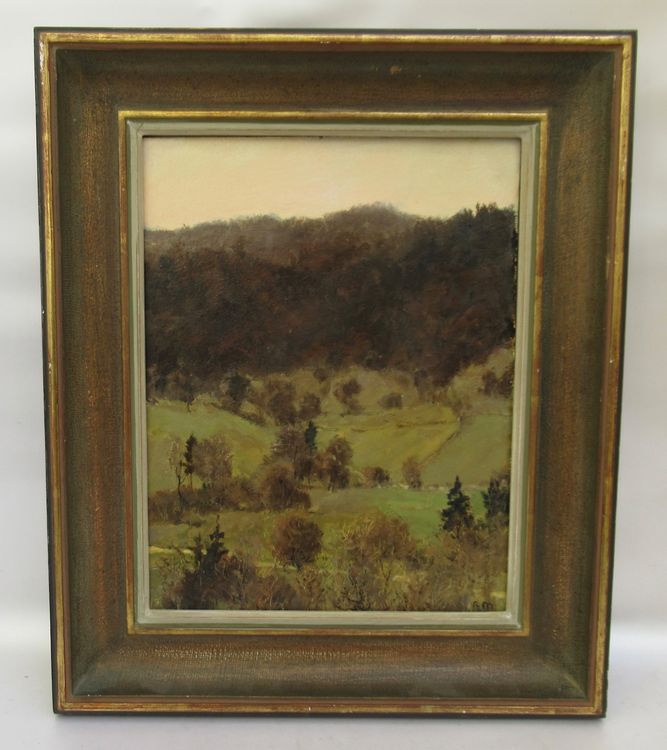 Rudolf Müller 1892-1972 Landschaft Öl auf Pavatex monogram.. | Kaufen auf Ricardo