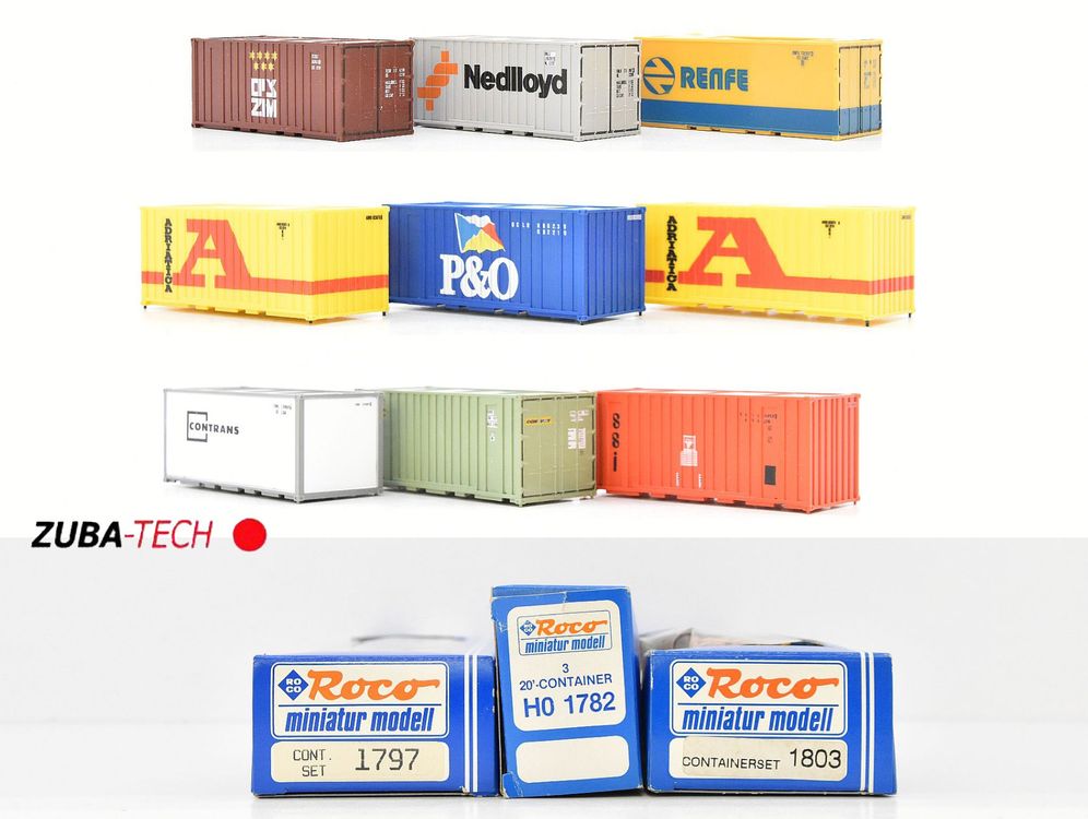 Roco 9x Container H0 mit OVP | Kaufen auf Ricardo