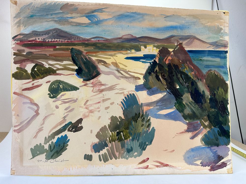 MARTIN ALFRED CHRIST Aquarell (Gebraucht) in arlesheim für CHF 220 – mit Lieferung auf Ricardo ...