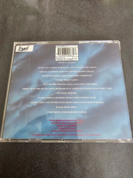 CD - Meat Loaf – Bat Out Of Hell II: Back Into Hell II (Gebraucht) in ...