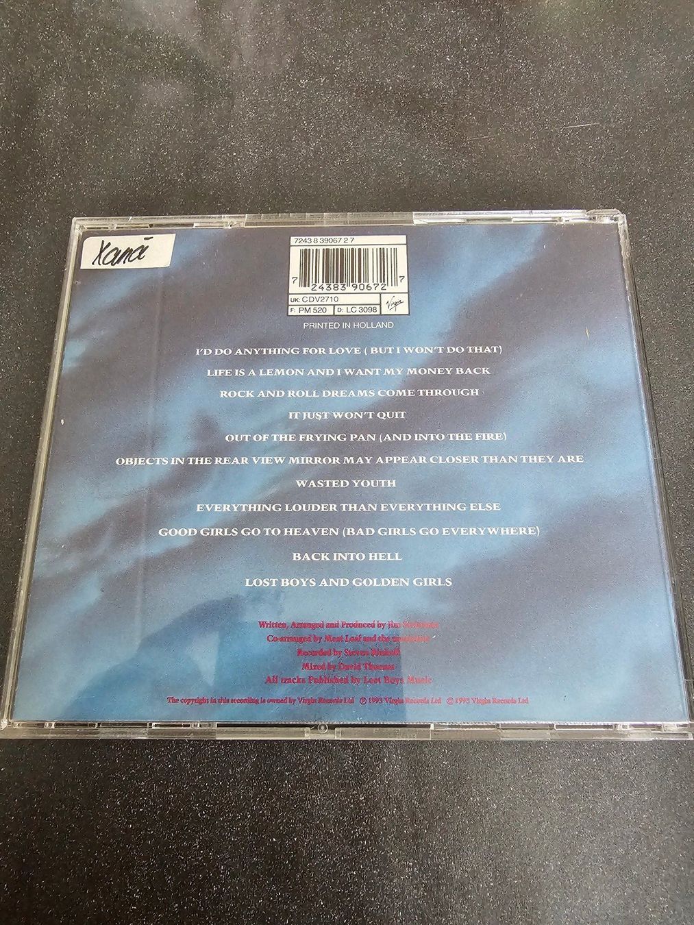 CD - Meat Loaf – Bat Out Of Hell II: Back Into Hell II (Gebraucht) in ...