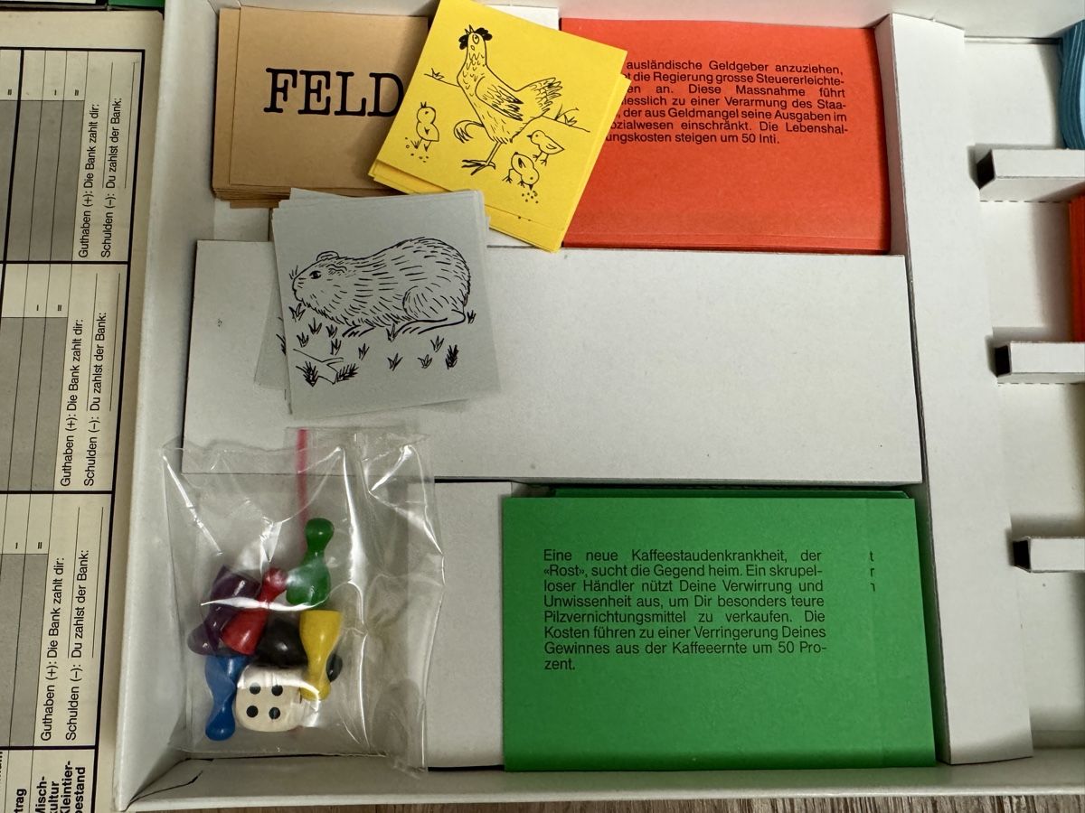 Vintage MonDopoly Bauernleben in der dritten Welt Spiel 1987 (Gebraucht ...