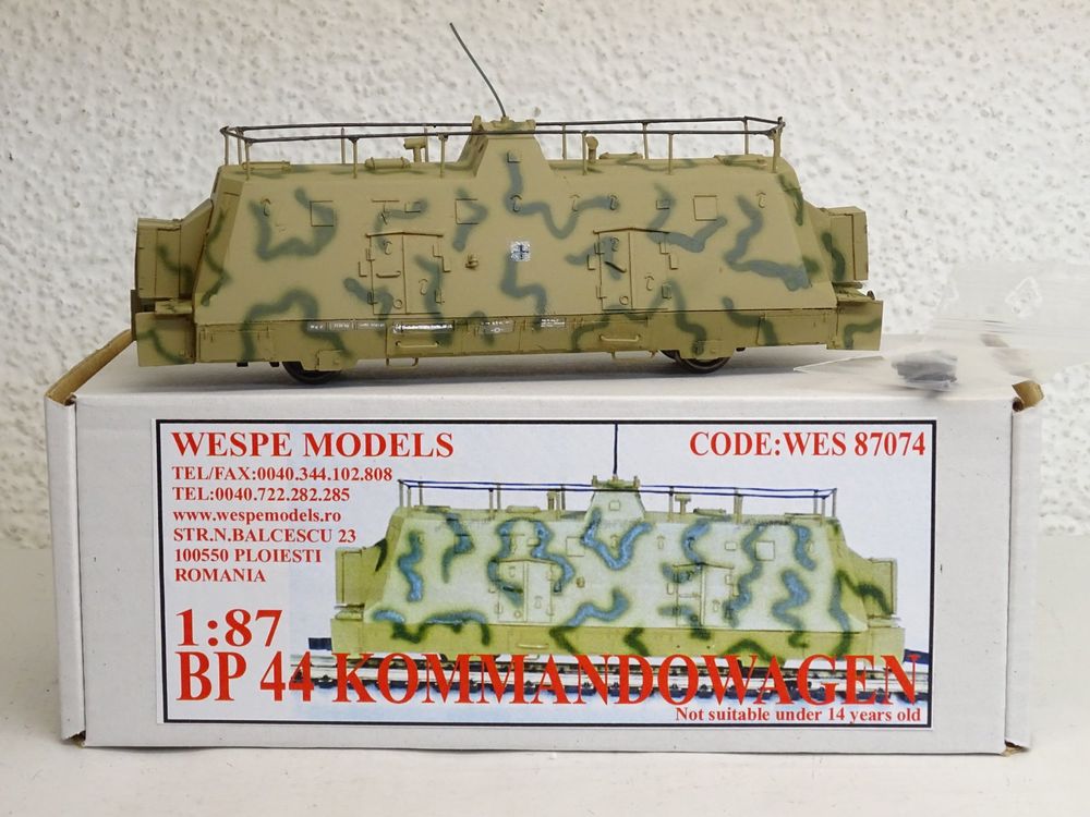 Wespe Models WES 87074 BP44 Kommandowagen, 1:87, H0,GS/DC | Kaufen auf ...