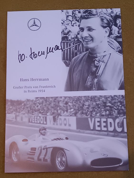 Hans Hermann - handsignierte Autogrammkarte (Gebraucht) in Menziken für ...