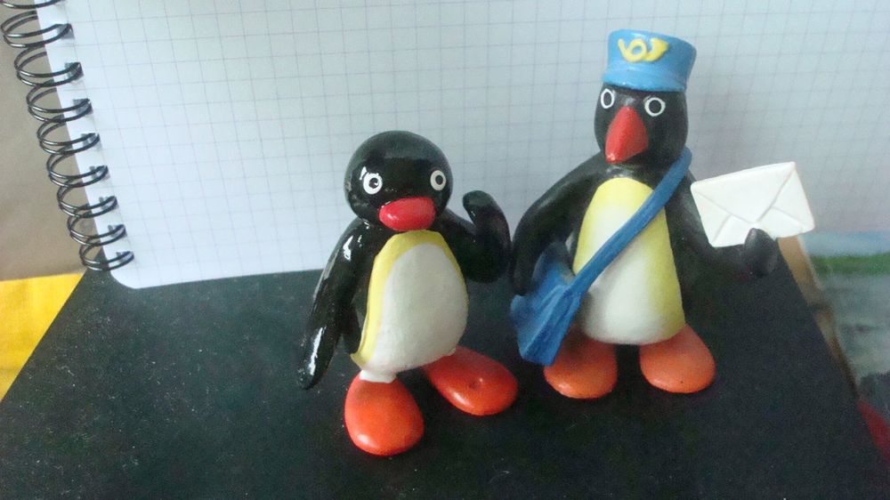 2 Pingu Figuren Bullyland 1990 (Gebraucht) in Münchenstein für CHF 10 ...