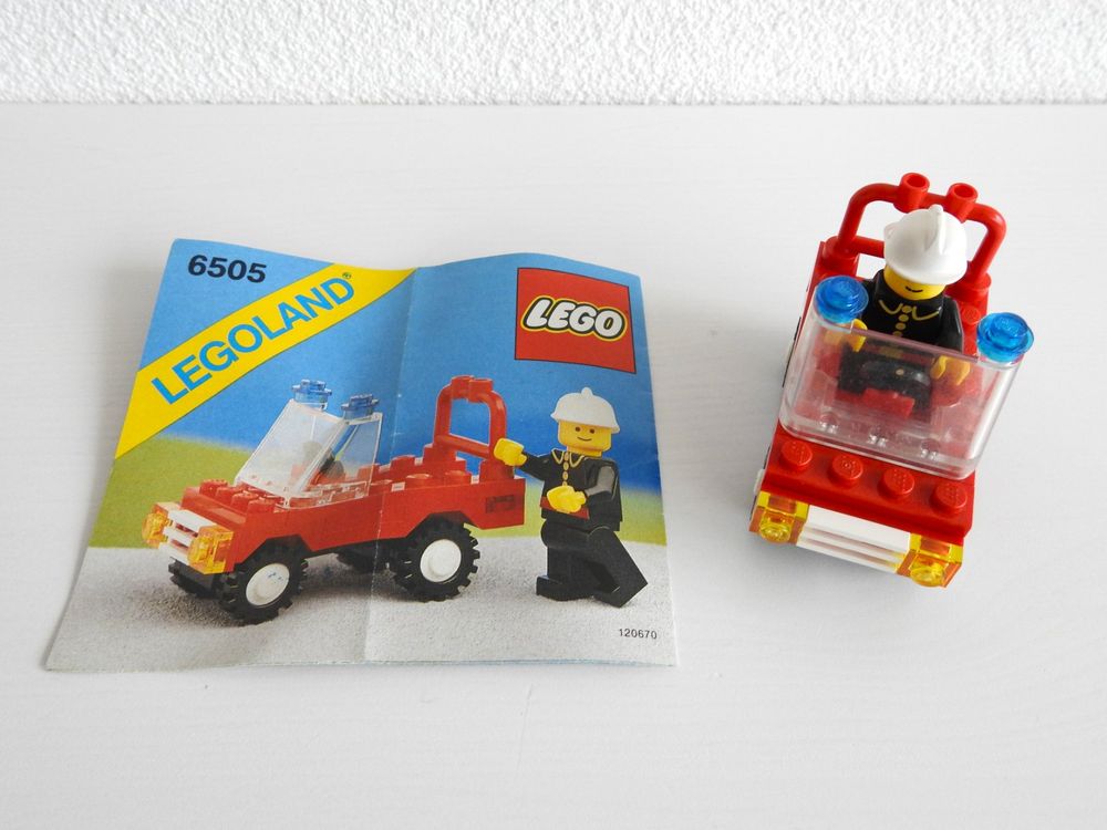 Lego 6505 Fire Chief’s Car, vollständig mit Bauanleitung | Kaufen auf ...