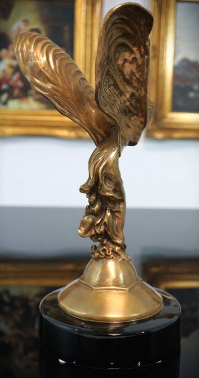 BRONZE EMILY SPIRIT OF ECSTASY ROLLS ROYCE SKULPTUR FIGUR (Gebraucht) in Vettweiß für CHF 303 ...