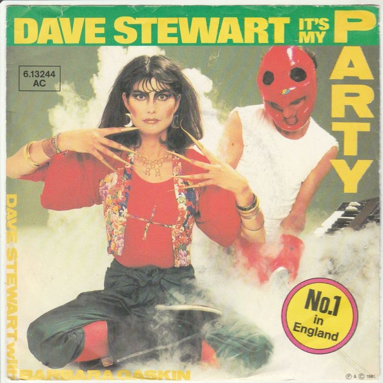 Dave Stewart & Barbara Gaskin - It's my Party 7" Vinyl 1981 | Acheter ...