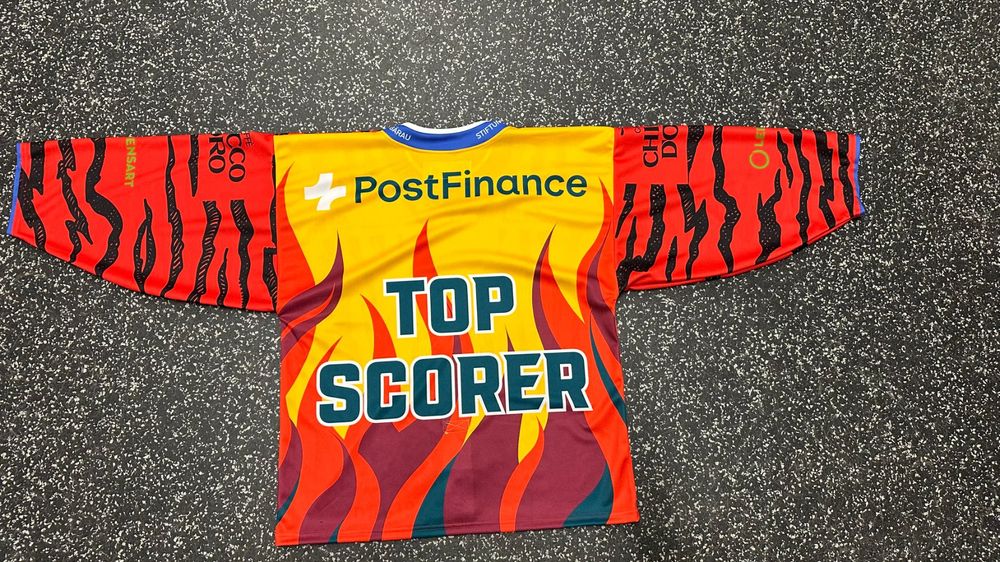 SCL Tigers Matchworn Family-Game Trikot 2025 – Topscorer (Gebraucht) in ...