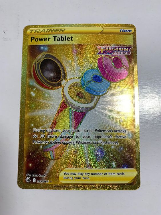 Pokemon Karte Power Tablet Goldkarte | Kaufen auf Ricardo