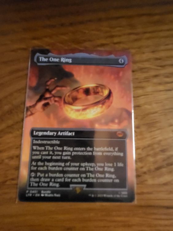 MTG The one Ring mint Borderless, NOT FOIL (Neu (gemäss Beschreibung ...