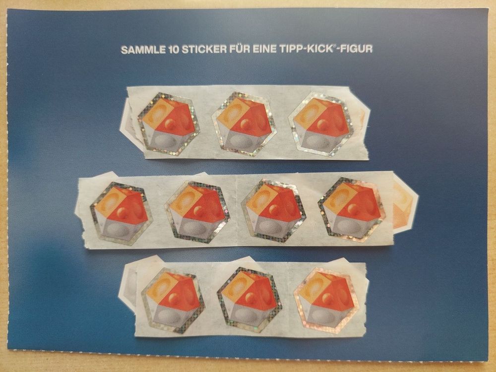 10 Sticker für Tipp-Kick Mania Migros (Neu (gemäss Beschreibung)) in ...