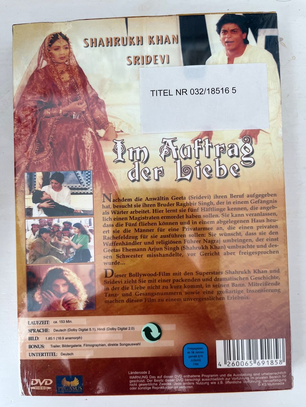 Im Auftrag der Liebe - Bollywood DVD (Neu (gemäss Beschreibung)) in ...