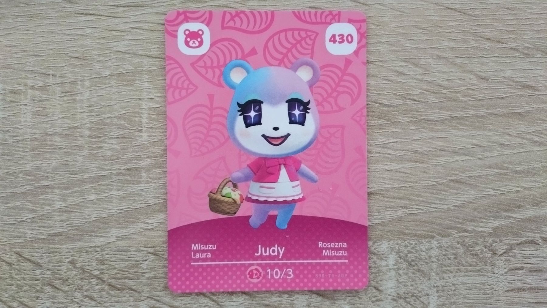 Animal Crossing amiibo Karte, Judy / Misuzu, Nr. 430 (Neu (gemäss ...