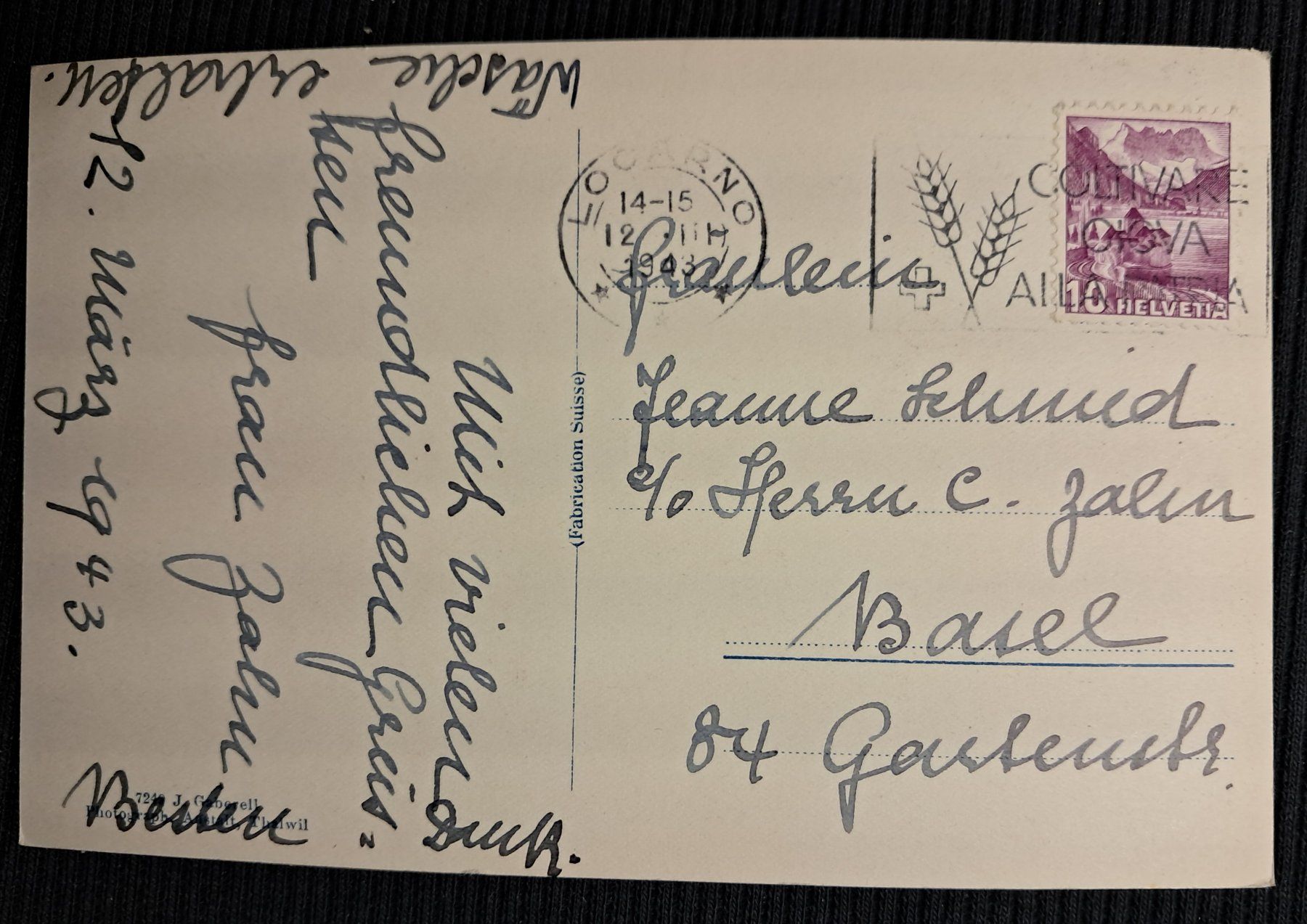 MOTIVO IN VALLE VERZASCA - 1943 (Gebraucht) in Ponto Valentino für CHF ...