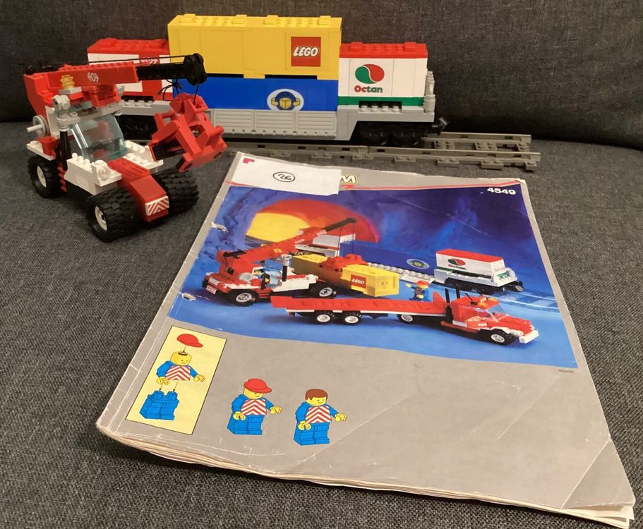 Lego Eisenbahn 4549 Container Güterzug Wagen 9V Zug (Gebraucht) in ...