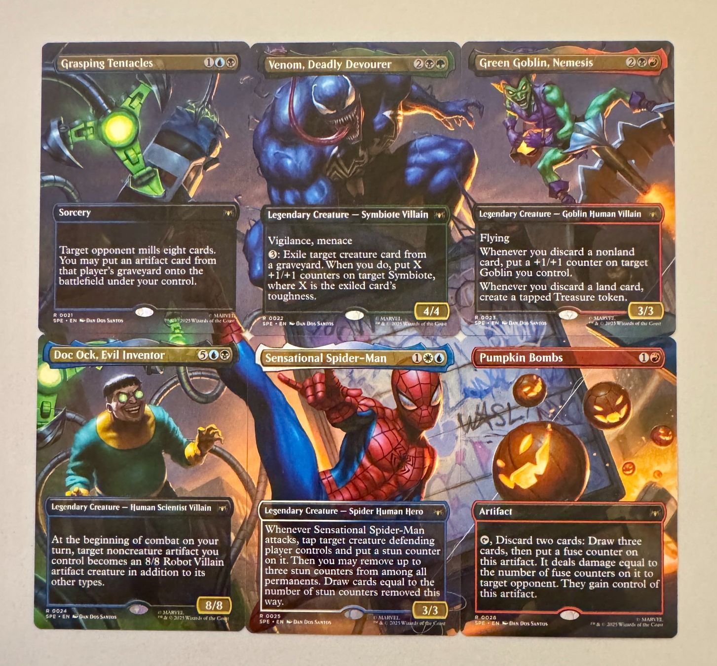 Marvel's Spider-Man Eternal - Variants Borderless Rares 6/6 (Neu ...