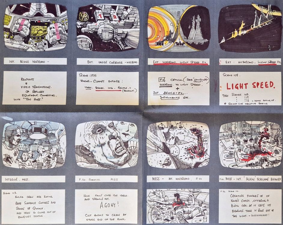 Alien 1979 : StoryBoard rare (reproduction) (Gebraucht) in La Chaux-de ...