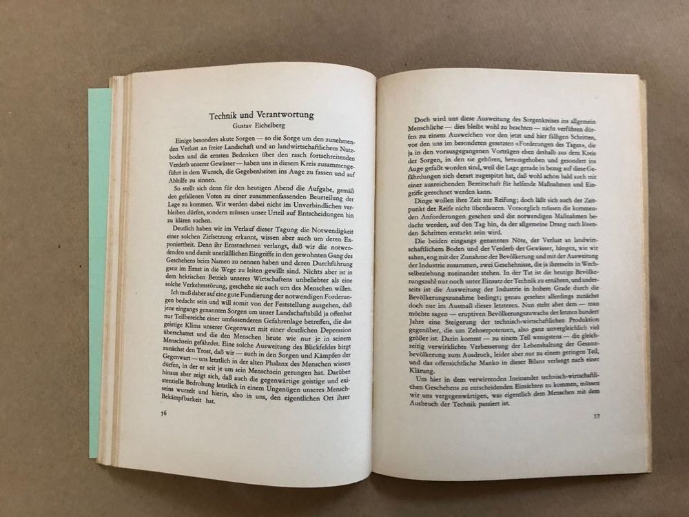 Arthur Rohn: Die Zukunft von Feld, Wald und Wasser 1958 (Gebraucht) in ...