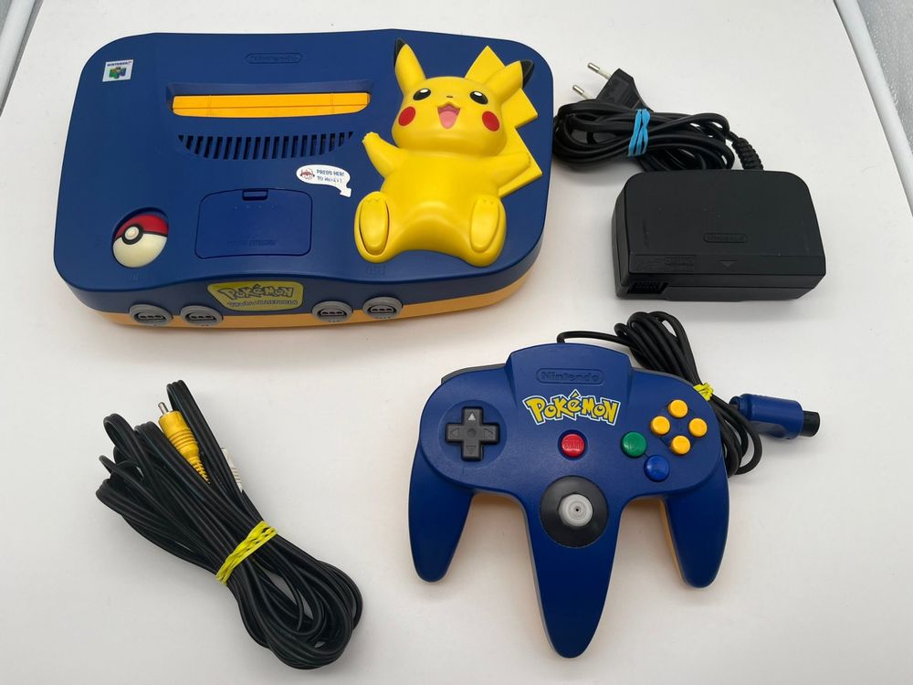 Nintendo 64 Pikachu Special Edition + Controller N64 Pokemon | Kaufen ...