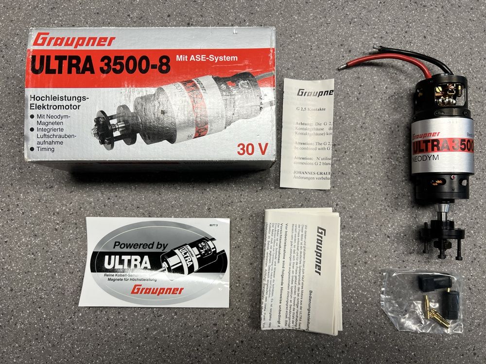 Graupner, Elektromotor, ULTRA 3500-8 30V, Bürstenmotor | Kaufen auf Ricardo