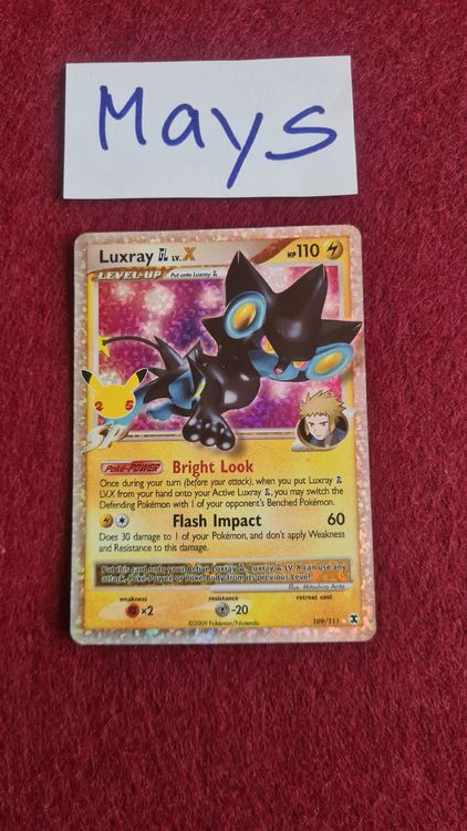Pokemon Luxray Level X Karte Jahr 2009 (Gebraucht) in Embrach für CHF 7 ...