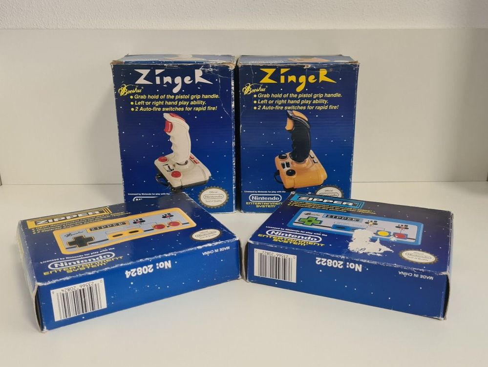 SET Beeshu Zipper Controller & Zinger Joysticks Nintendo NES | Kaufen ...