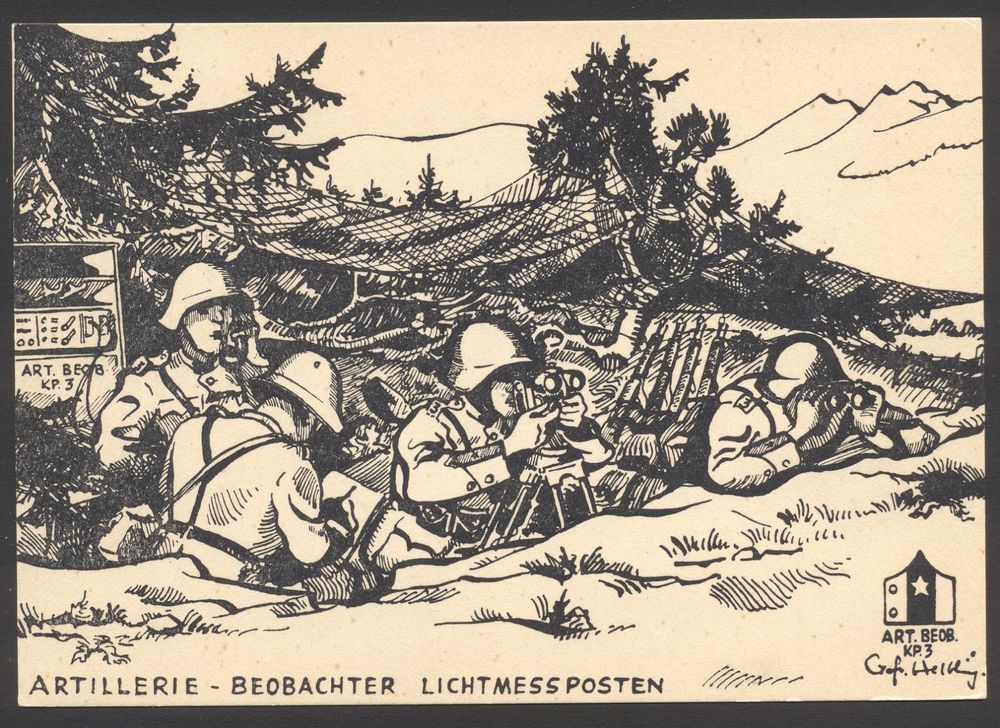 WK2 Einheitskarte Artilleriebeobachter Nr. 2 (Gebraucht) in Siebnen für CHF 33 – mit Lieferung ...