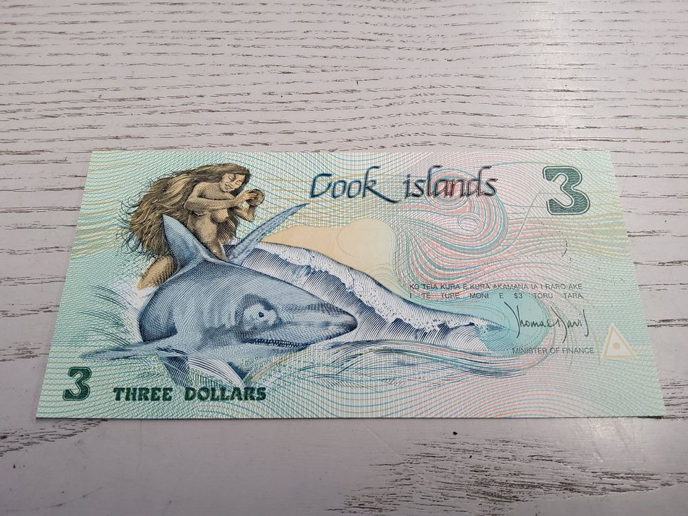 Cook Islands 3 Dollar 1992, Rarotonga, Pazifik (Neu und ...