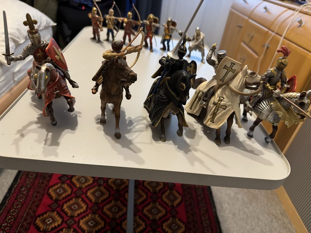 Schleich Ritter Set 2003 – Handbemalt – Seltene Templer (Gebraucht) in ...