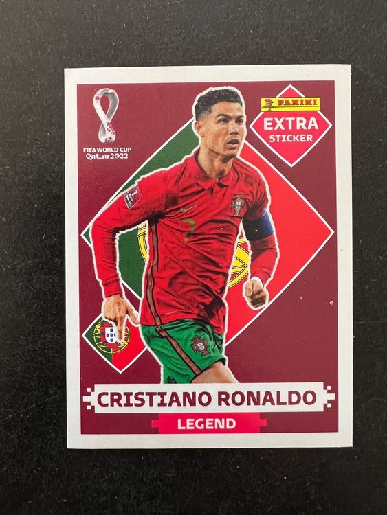 Panini WM Qatar Extra Sticker Cristiano Ronaldo Legend Oryx | Kaufen ...